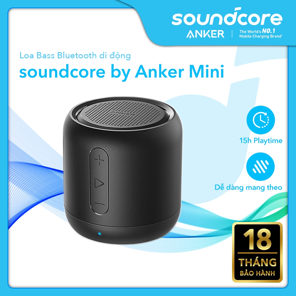 Anker Soundcore Mini, Loa Bluetooth Siêu Di Động với Đài FM, 15H Play ...