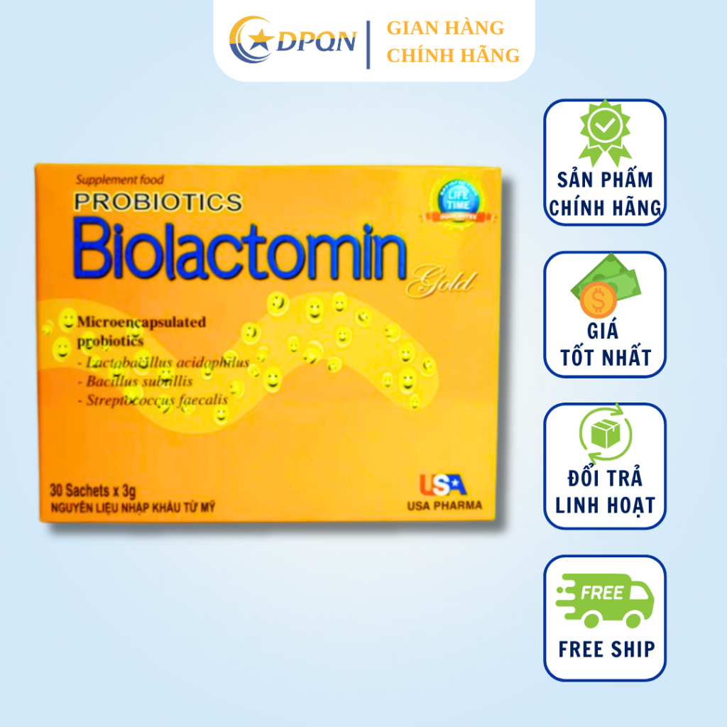 BIOLACTOMIN GOLD - Men vi sinh Probiotics - Kích thích tiêu hóa cân ...