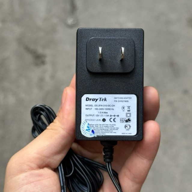 Adapter nguồn Draytek Vigor 2925 2912 2910 12V 1.5A | Shopee Việt Nam