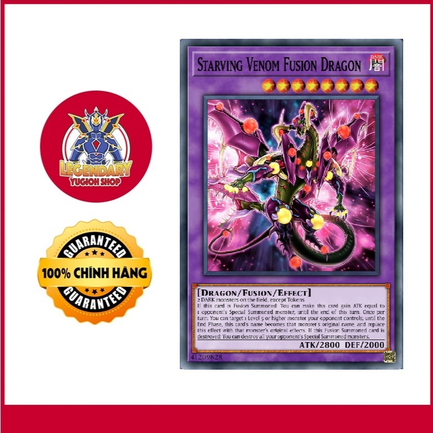 [Thẻ Bài Yugioh Chính Hãng] Starving Venom Fusion Dragon - Alternate Art | Shopee Việt Nam