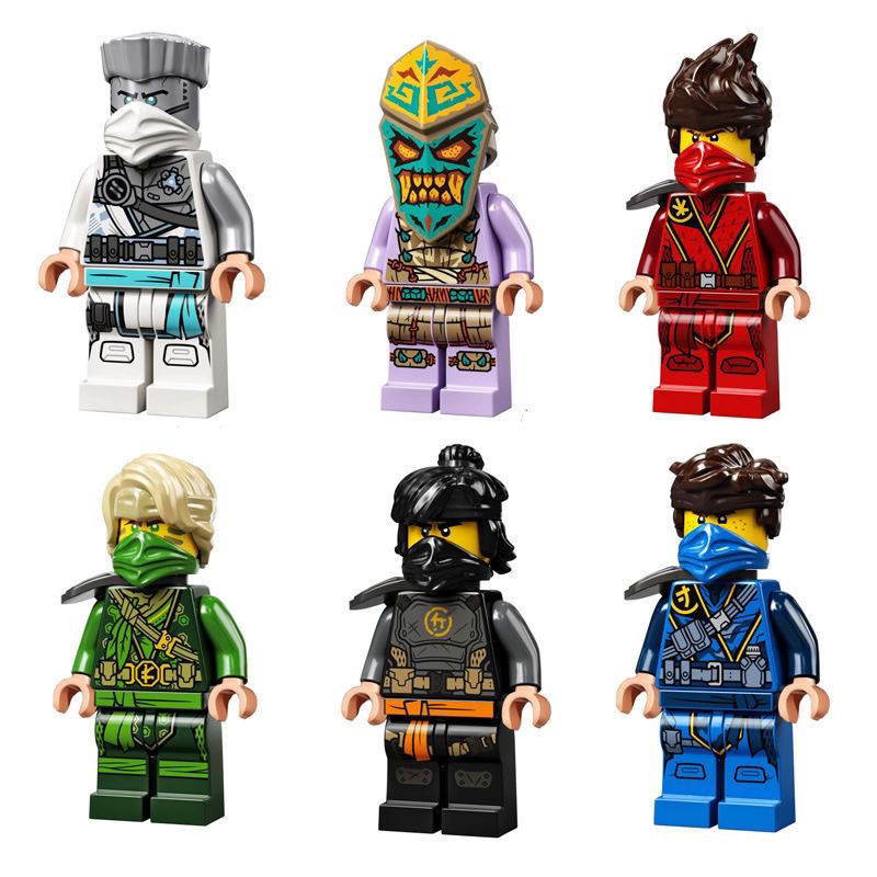 Combo 6 minifigures Ninjago season 14 mô hình nhân vật Jay Zane Kai ...