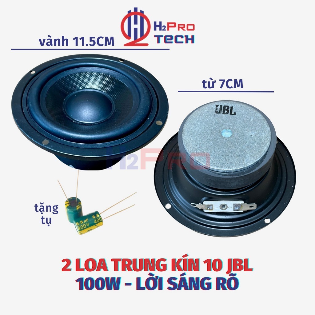 Loa Trung 10 ibl 100W - Từ 70 (2 Cái - Tặng Tụ), Loa Trung Kín - Loa Mid 10cm Cao Cấp Tiếng Sáng ...