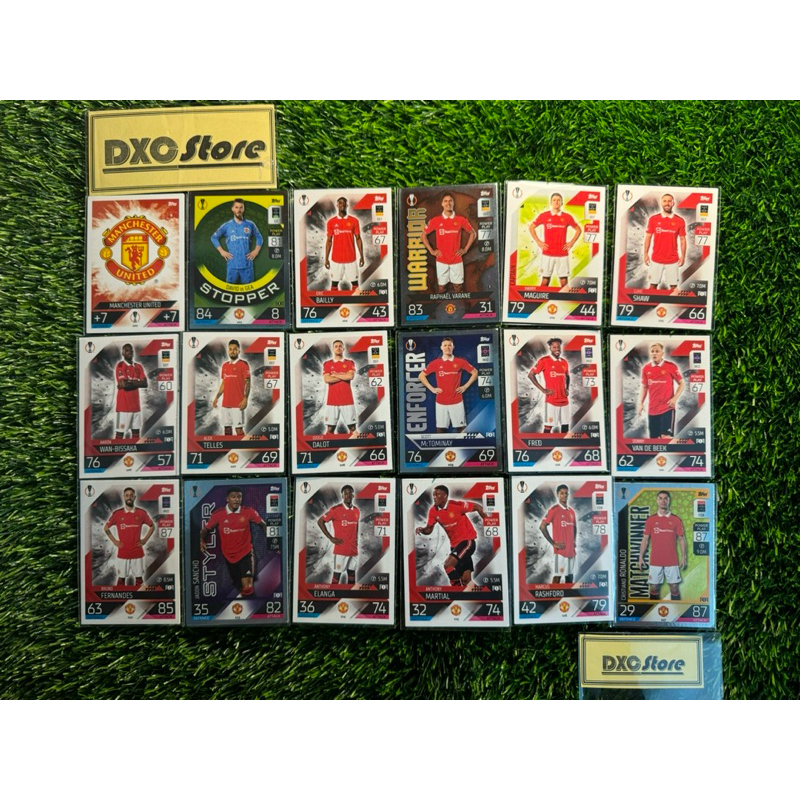 [ CHÍNH HÃNG ] - FULL SET - TOPPS MATCH ATTAX 2023 - MANCHESTER UNITED ...