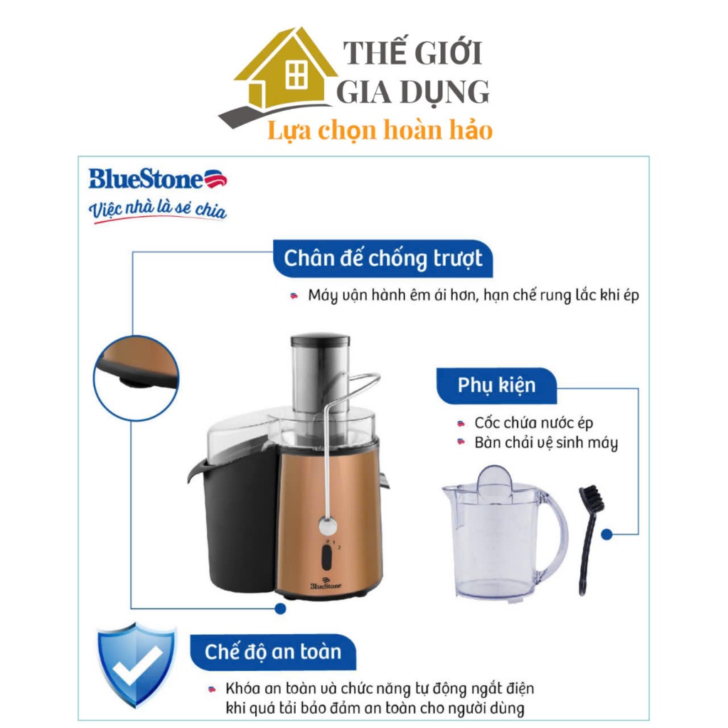 Máy Ép Nhanh Trái Cây BlueStone JEB-6545 850W - Hàng chính hãng ...