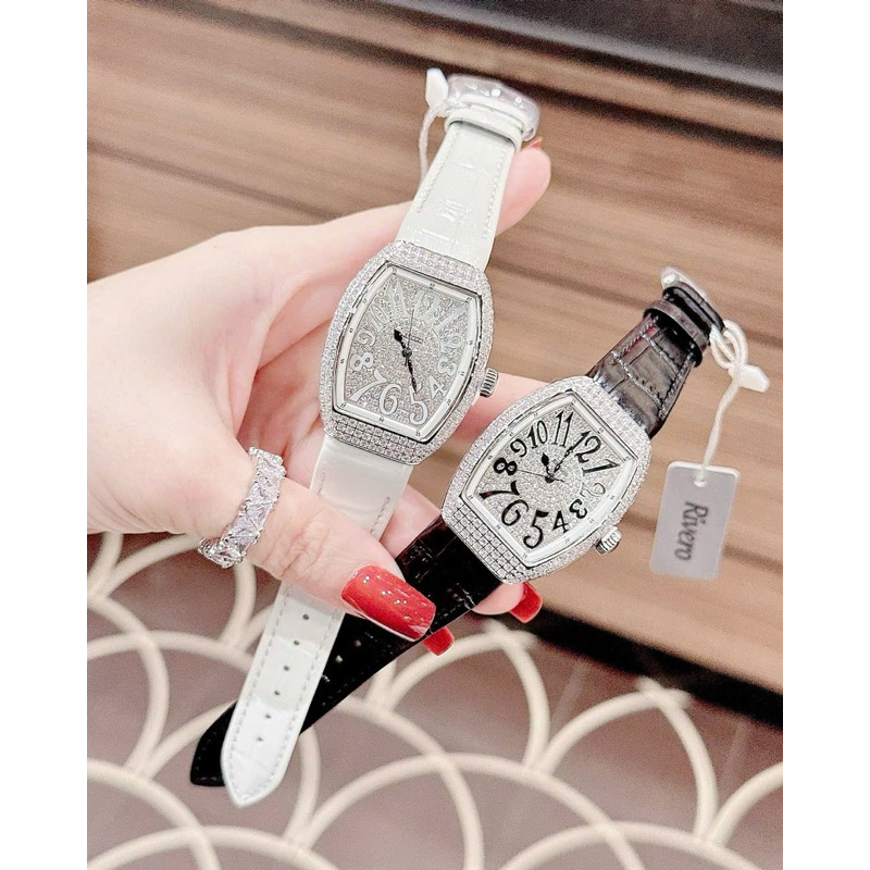 Đồng hồ nữ Rivero R9006 cực khí chất, size 32mm, máy Nhật, kính khoáng ...