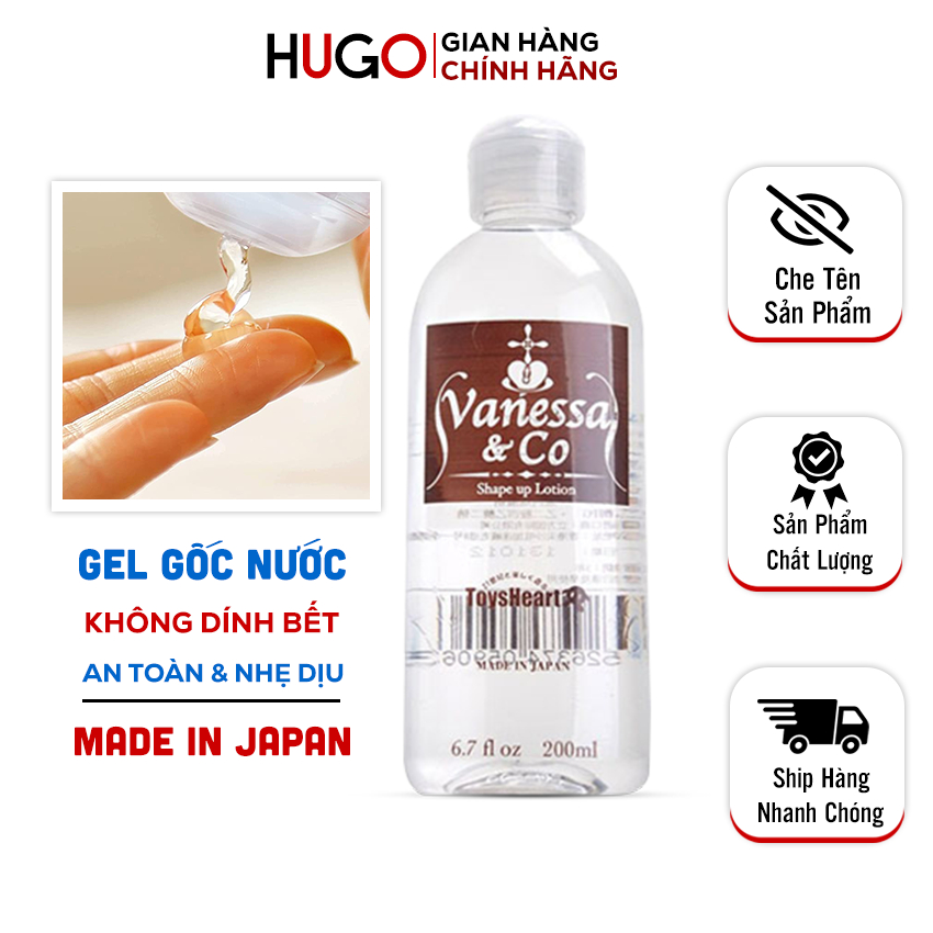 Gel Bôi Trơn Gốc Nước Vanessa & Co, Nhẹ Dịu, Không Mùi & Dễ Tan Trong ...