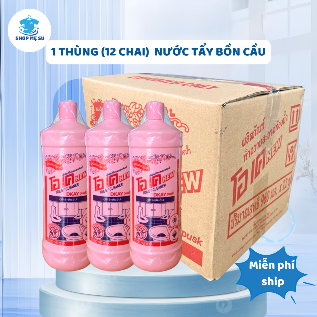 1 thùng Tẩy bồn cầu DKAY 960ml (12 chai) | Shopee Việt Nam