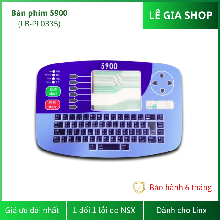 Bàn phím Linx 5900, bàn phím máy in phun linx LB-PL0335, bàn phím máy ...