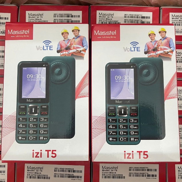 Điện thoại bàn phím Masstel iZi T2 T5 chuẩn sóng 4G chính hãng 2 sim ...