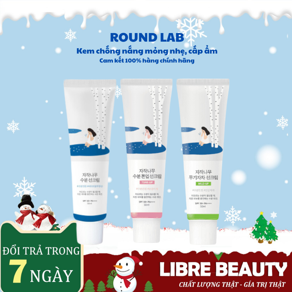 Kem chống nắng roundlab Round lab Birch Juice Moisturizing Sun Cream ...