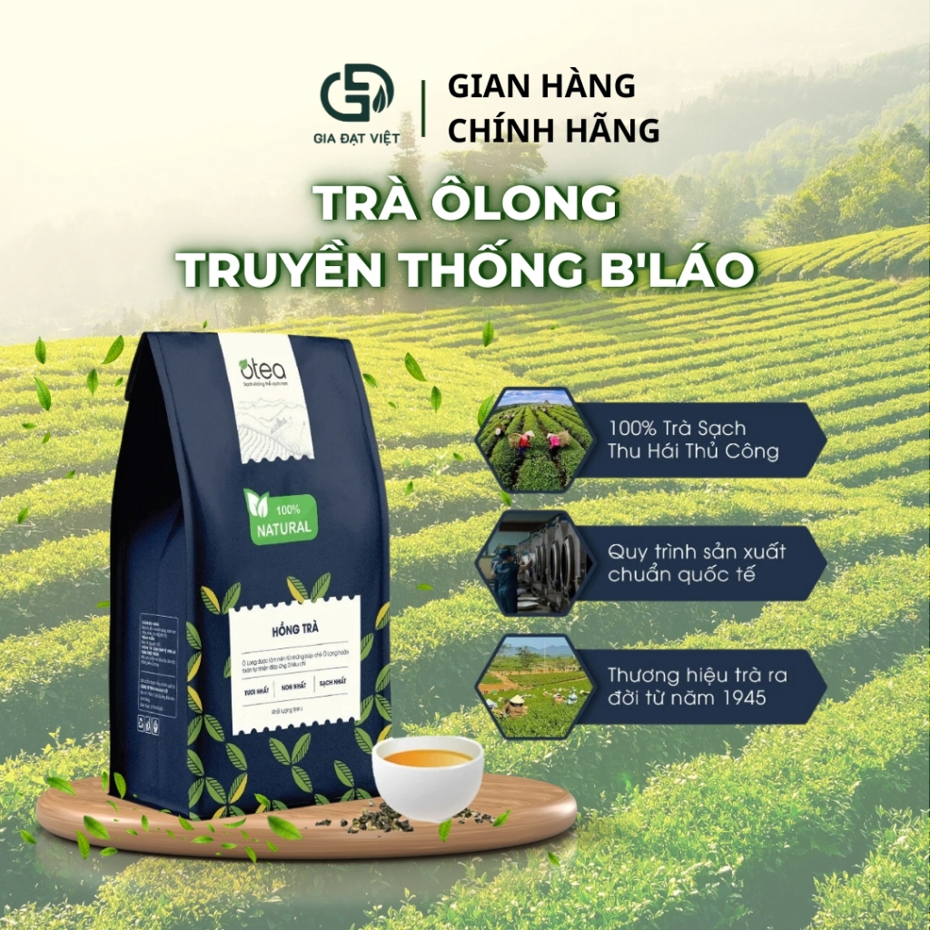 Trà Ôlong Truyền Thống B'láo Gia Đạt Việt hương vị đậm đà dùng hàng ...