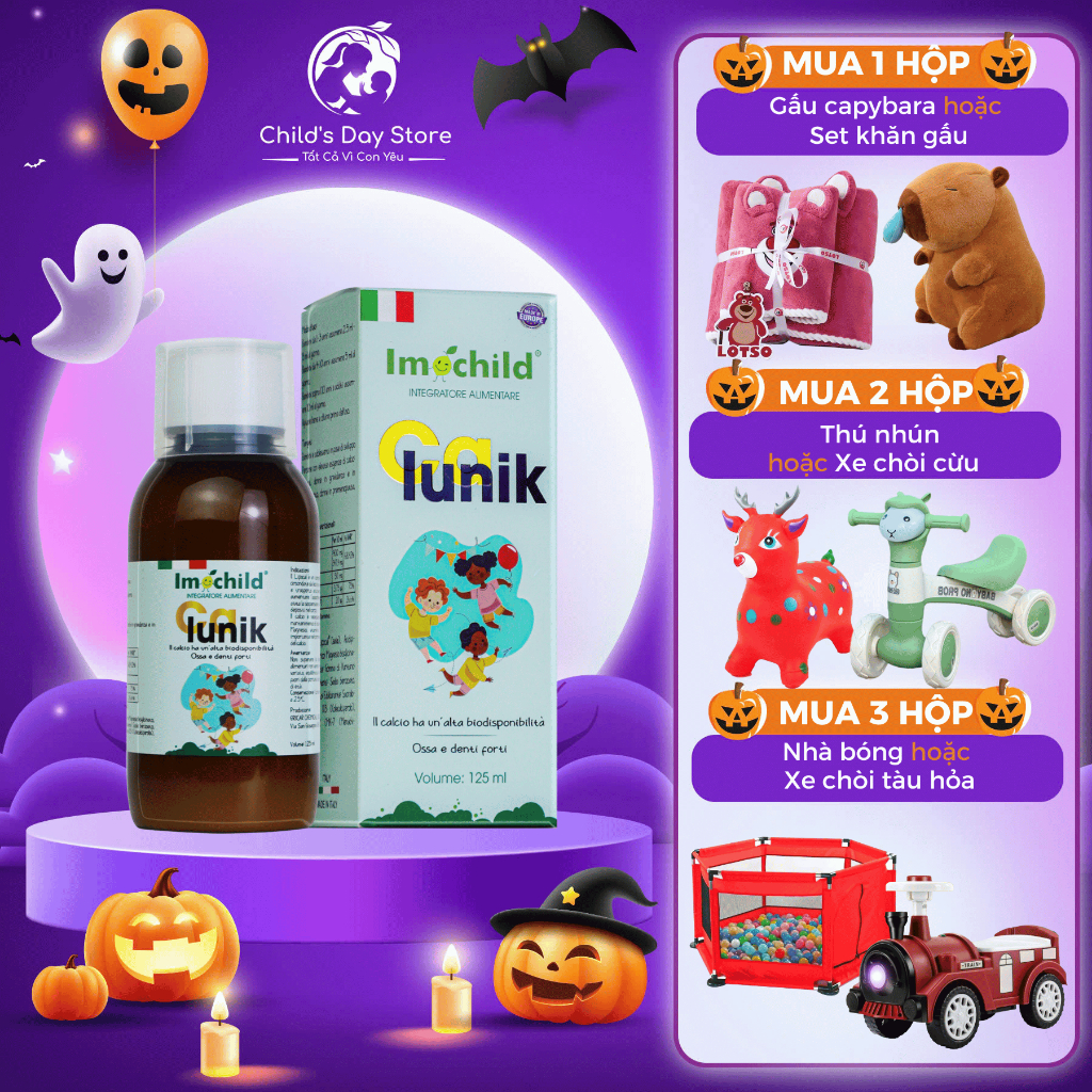 Imochild Calunik 125ml Canxi Sinh Học, Bổ sung Canxi, Hỗ Trợ Phát Triển ...
