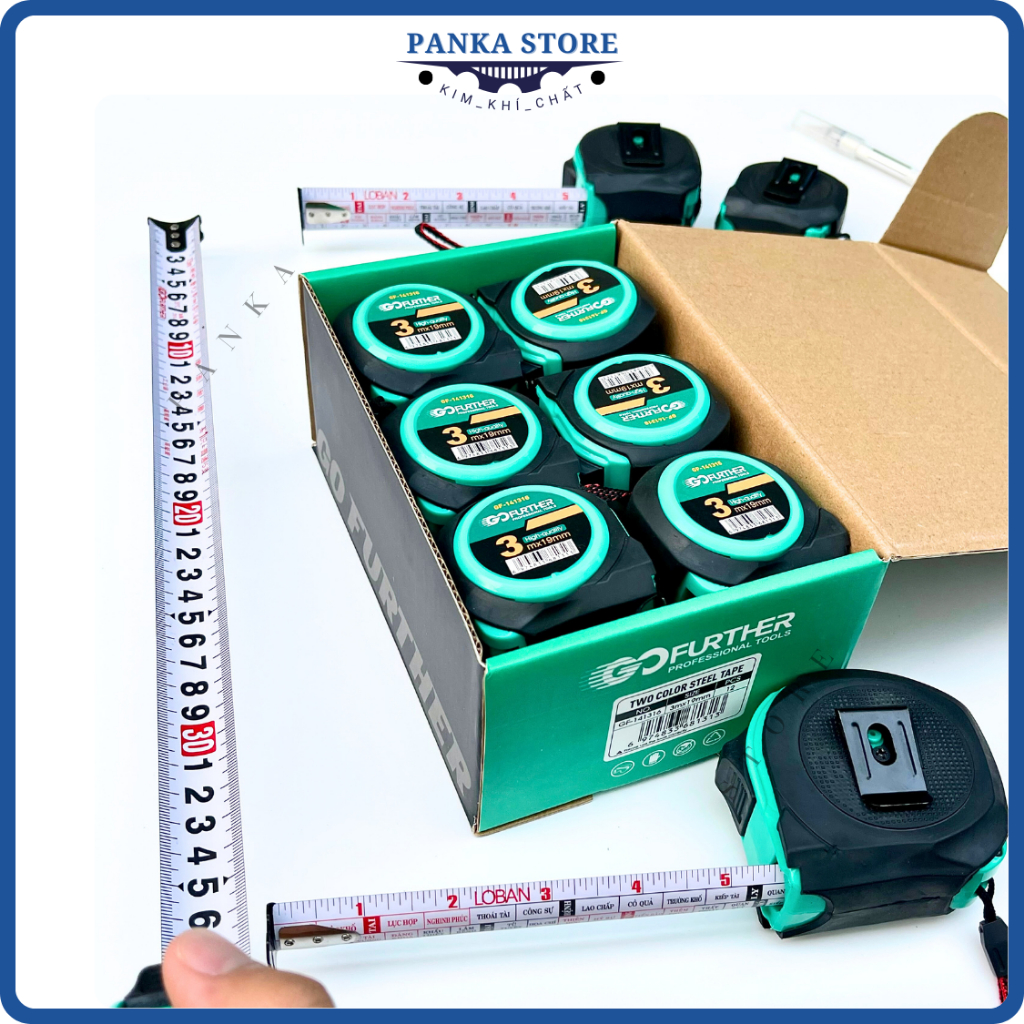 Thước Cuộn, Thước rút Gofuther 3m 5m 7.5m 10m - Thước GF cao cấp chính hãng chống va đập giá rẻ ...
