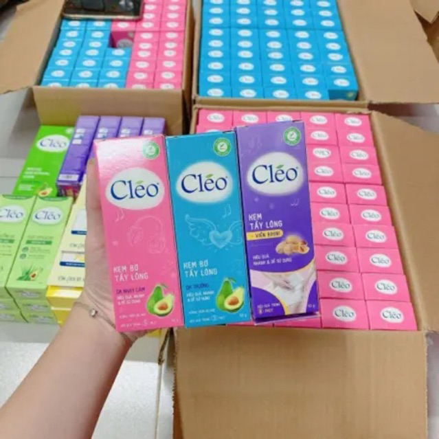 Kem Tẩy Lông Cleo cho tay ,chân ,nách , Bikini …. Hàng Chuẩn công ty. | Shopee Việt Nam