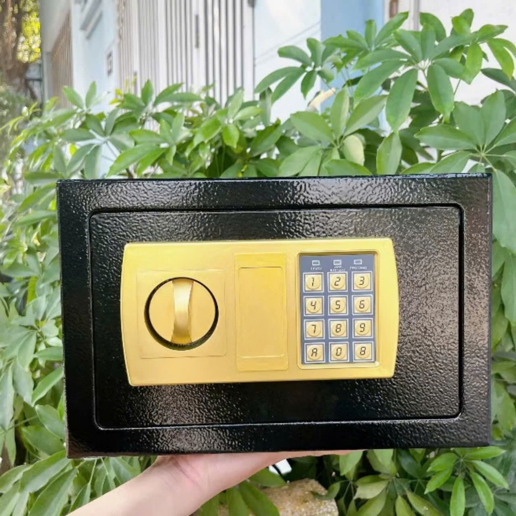 Két sắt điện tử chống cháy, két sắt mini khóa điện tử (20E) size to có ...
