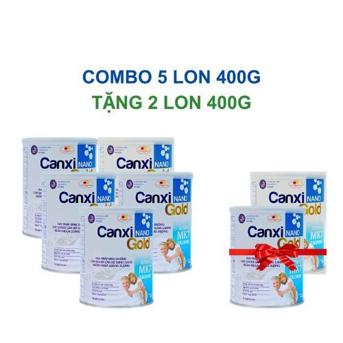 Sữa CanXi Cho Người Già Canxi Nano Gold Hỗ Trợ Xương Khớp Bổ Sung Canxi Ngừa Loãng Xương Combo 5 ...