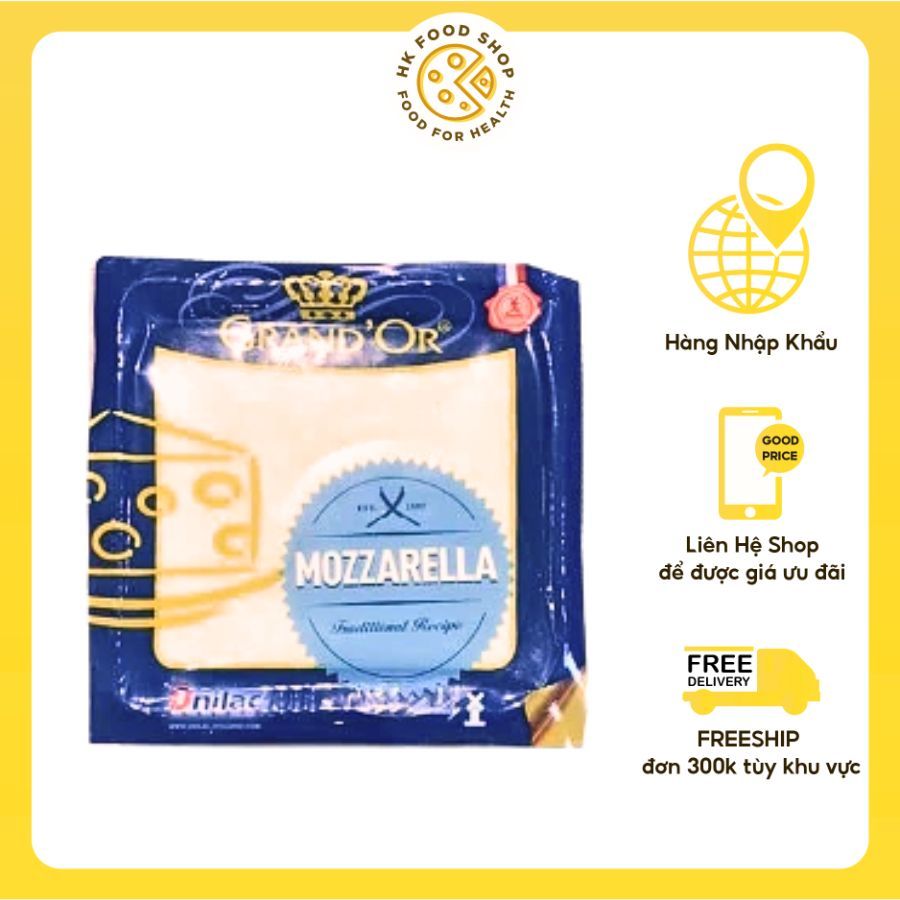 Grand'or Unilac phô mai mozzarella 200gr ( DATE 23/07/2025 ) | Shopee ...