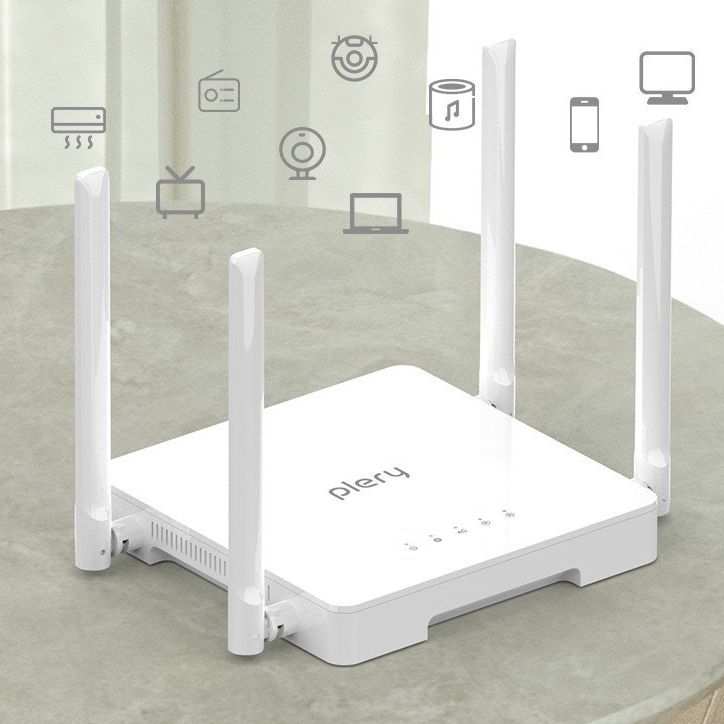 PLERY - Bộ phát WIFI 6 từ sim 4G - Có cổng LAN kết nối cho máy tính, TV ...