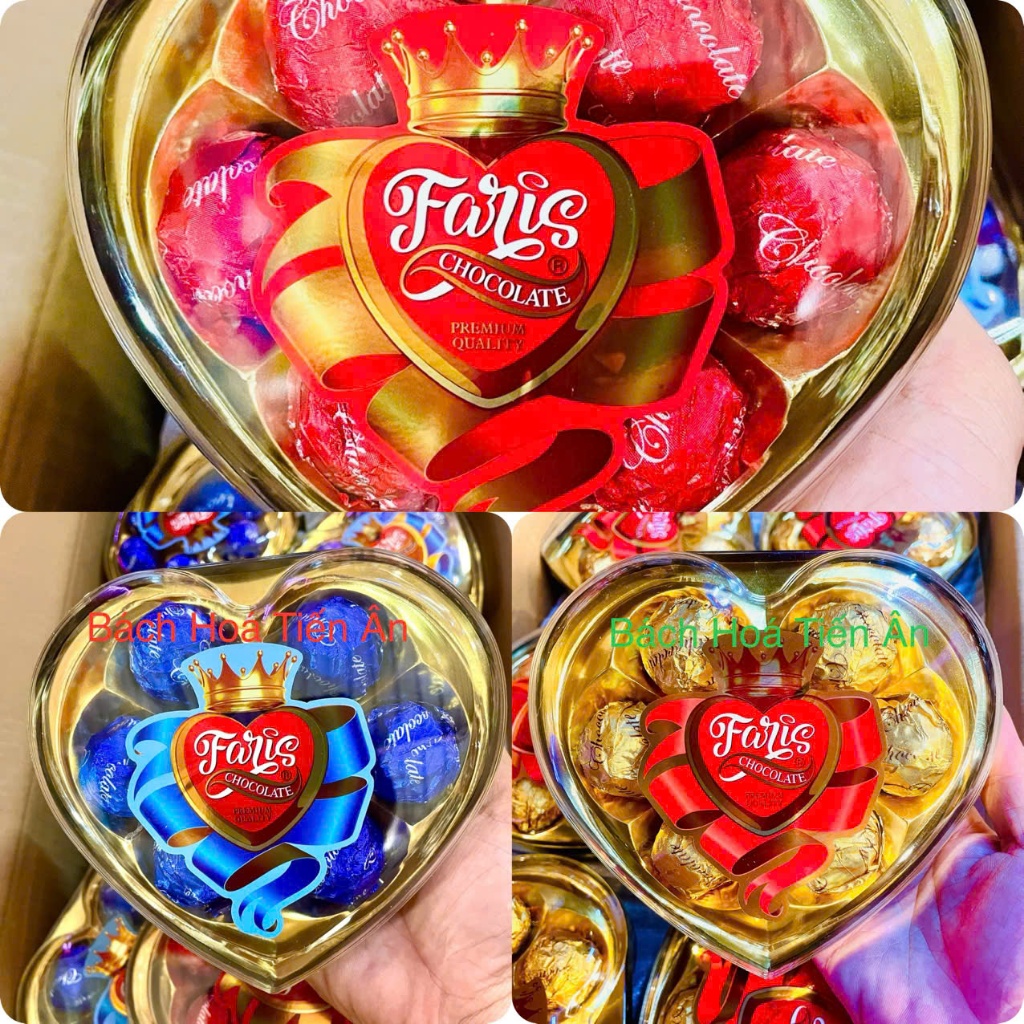 Kẹo Socola FARIS Hộp Trái Tim 75gr | Shopee Việt Nam