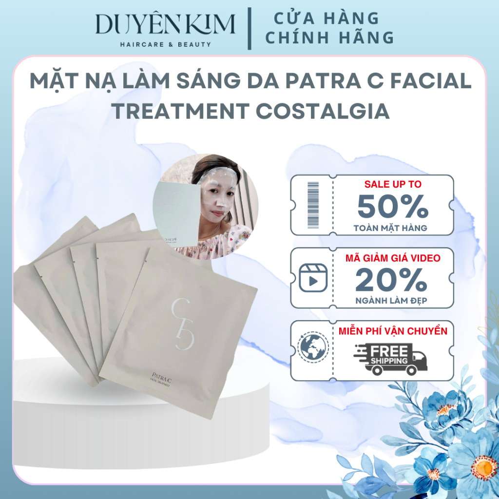 Mặt Nạ Làm Sáng Da Patra C Facial Treatment Costalgia Hộp 5 Miếng ...