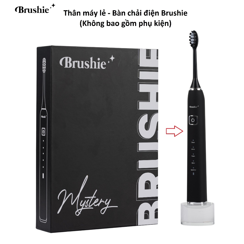 [Không bao gồm đầu chải và phụ kiện] Thân máy lẻ - Bàn chải điện Brushie | Shopee Việt Nam