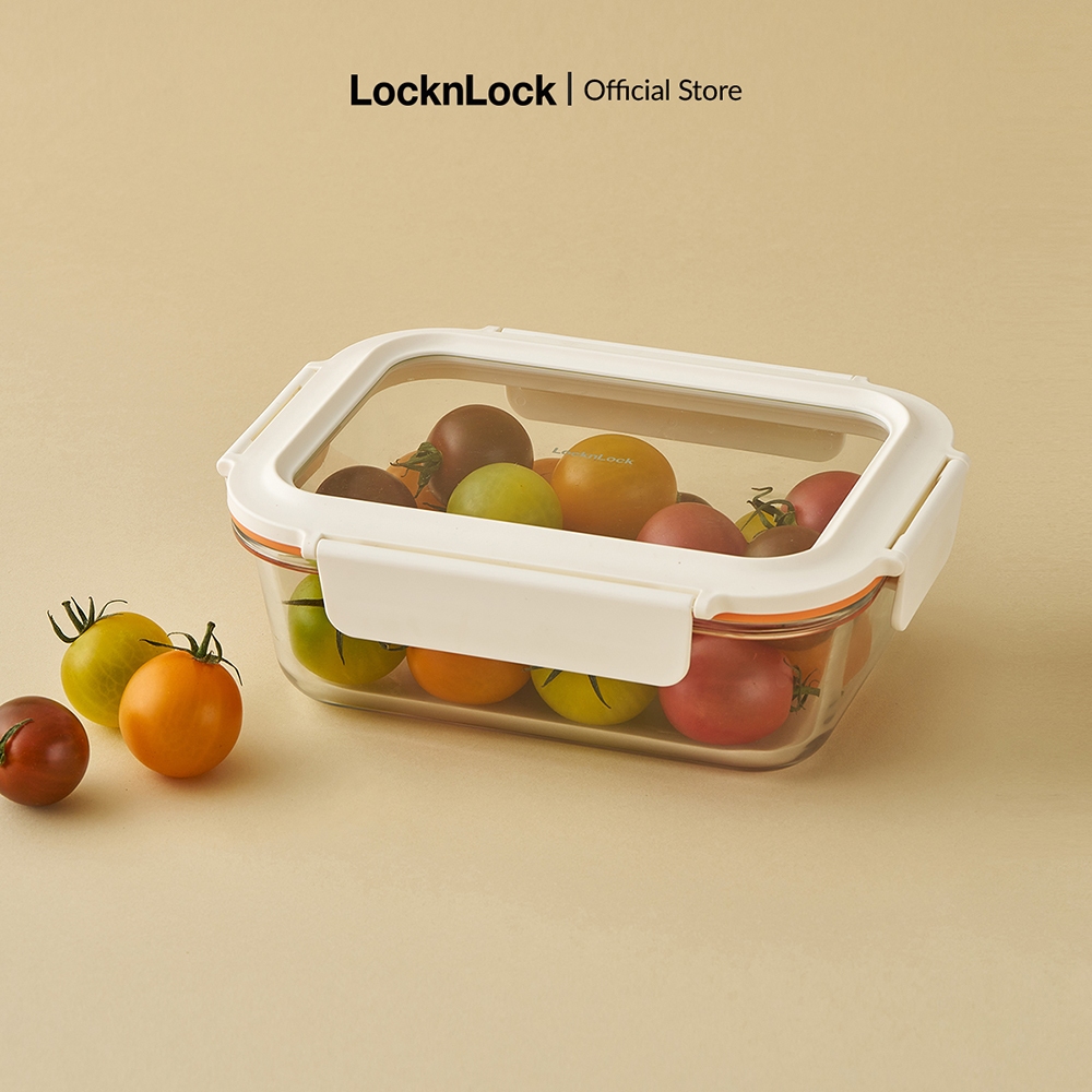 Hộp đựng thực phẩm thủy tinh LocknLock The Cube glass container nhiều ...