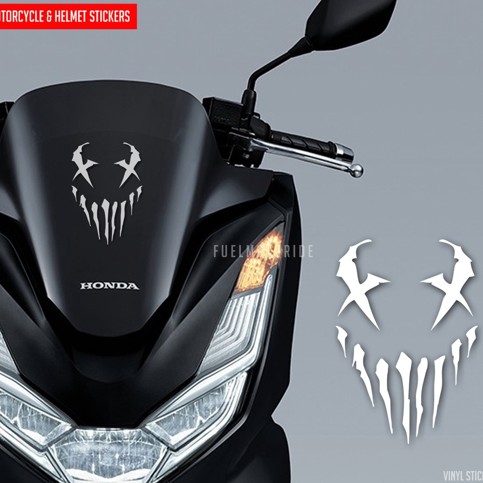 [Tem lột tách nền] Ghost Claw. Decal hình dán xe máy, nón bảo hiểm và ...
