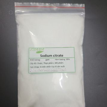 500g Natri citrate Sodium citrate 99% chất điều chỉnh độ chua cấp thực ...