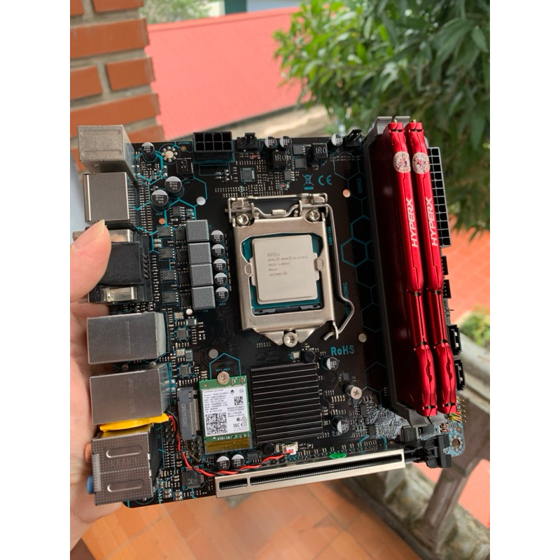 Combo Main ITX Machinist H97 Strong + Xeon E3 1270v3 + 16Gb Ram + Ax210 ...