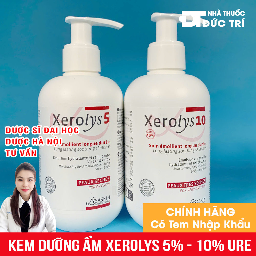 XEROLYS 5 -10 URE, kem dưỡng ẩm sâu, giảm ngứa dành cho da khô mức độ ...
