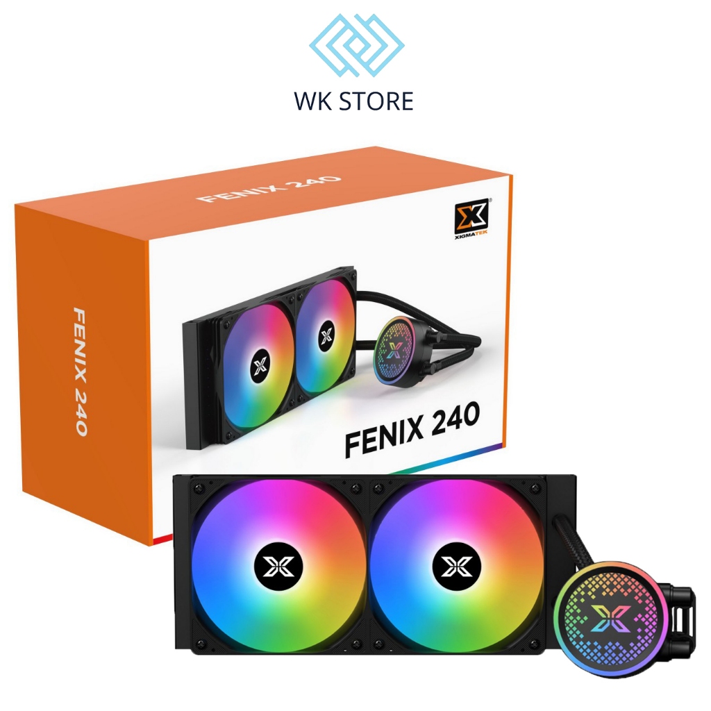 Tản nhiệt nước AIO CPU XIGMATEK FENIX 240 ĐEN/TRẮNG - ARGB, ALL IN ONE ...