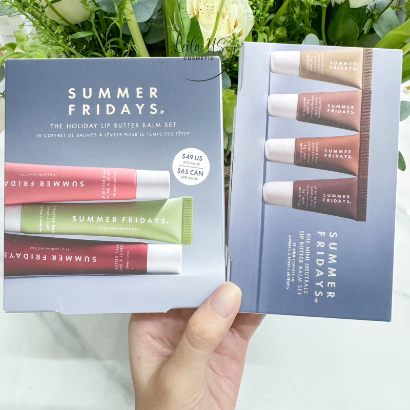 [Bill US] Set son dưỡng Summer Fridays mini và fullsize | Shopee Việt Nam