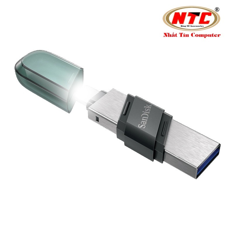 USB SanDisk iXpand Flip Flash Drive OTG 3.1 256GB / 128GB / 64GB (Bạc ...