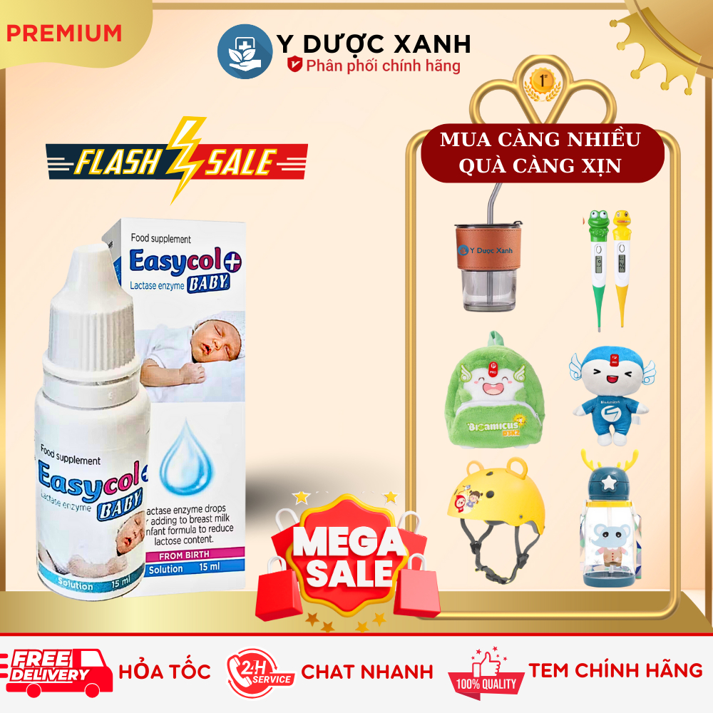 Mua [Chính Hãng] EASYCOL BABY 15 ml, Bổ sung Enzyme Lactase cho bé, hỗ ...
