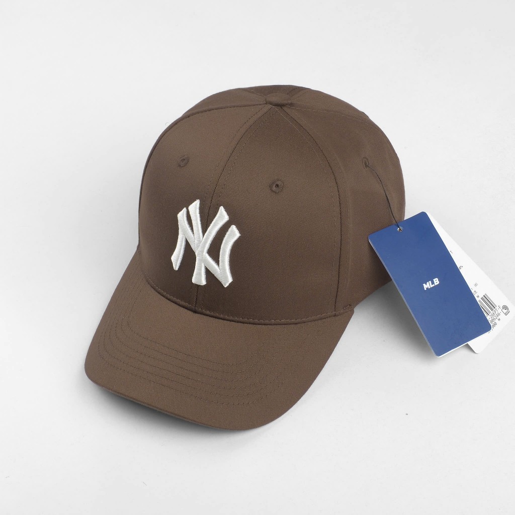 Mũ Nón Lưỡi Trai MLB Meowist chất liệu vải Kaki Brown NY , nón lưỡi ...