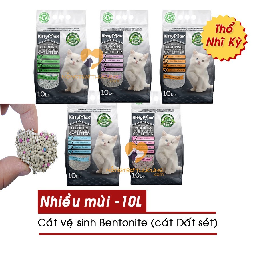 Cát vệ sinh Kitty Max Cho Mèo 10L - Không Mùi, Không Bụi | Shopee Việt Nam