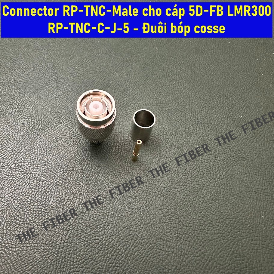 Connector RP-TNC-Male cho cáp 5D-FB LMR300 RP-TNC-J-5 (Đầu thẳng ...