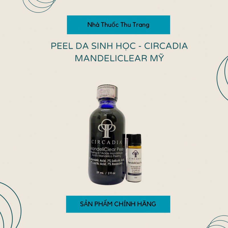 CHIẾT- PEEL SINH HỌC CIRCADIA MANDELICLEAR 3ml | Shopee Việt Nam