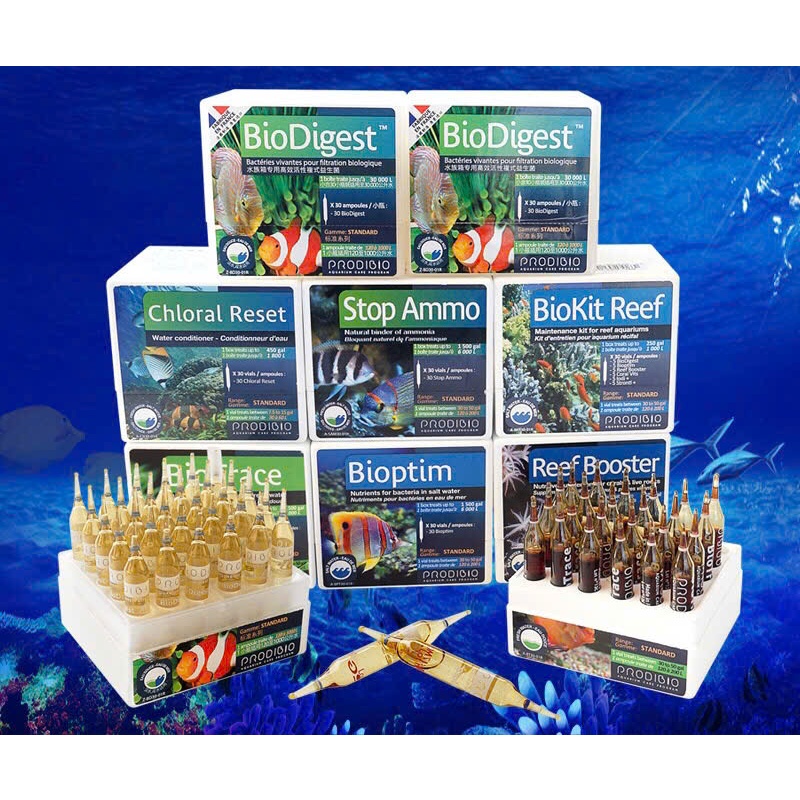 Vi sinh tươi Biodigest, Biotim, Biotrace, stop ammo, Reef booster phụ ...