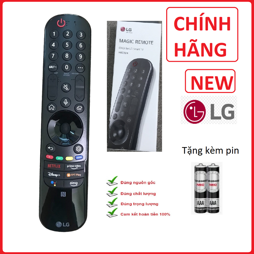 Điều Khiển tivi lg giọng nói, Remote TV LG AN-MR22GA MR22 có giọng nói ...