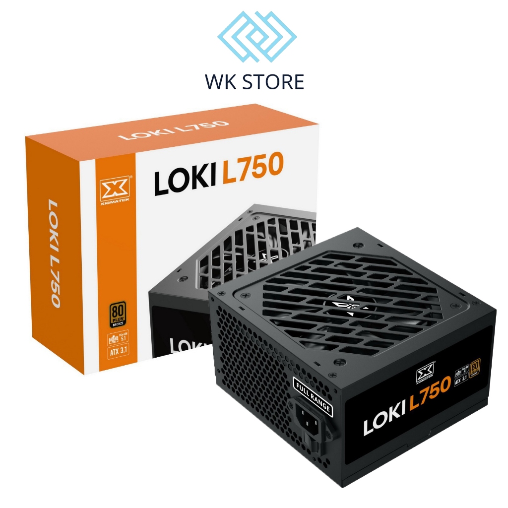 Nguồn Máy Tính Xigmatek Loki L750 | 750W | 80 Plus Bronze | PCIe 5.1 ...