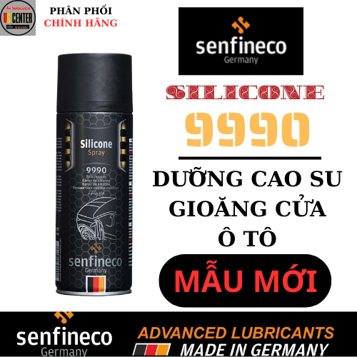 Chai xịt dưỡng ron cao su cửa ô tô Senfineco 9990 Silicon Spray 450ml ...