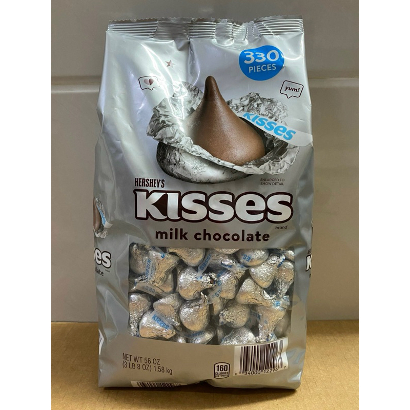 (của Mỹ)[Date 10/2025]Socola Hershey’s Kisses Milk 1,58kg | Shopee Việt Nam