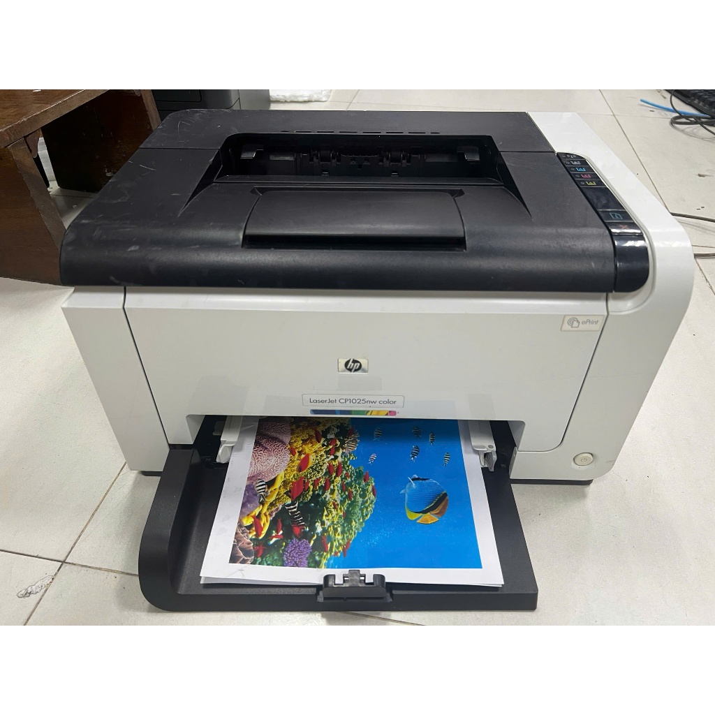 Máy in laser màu HP LaserJet Pro CP1025NW/1025/1025NW in màu qua wifi ...