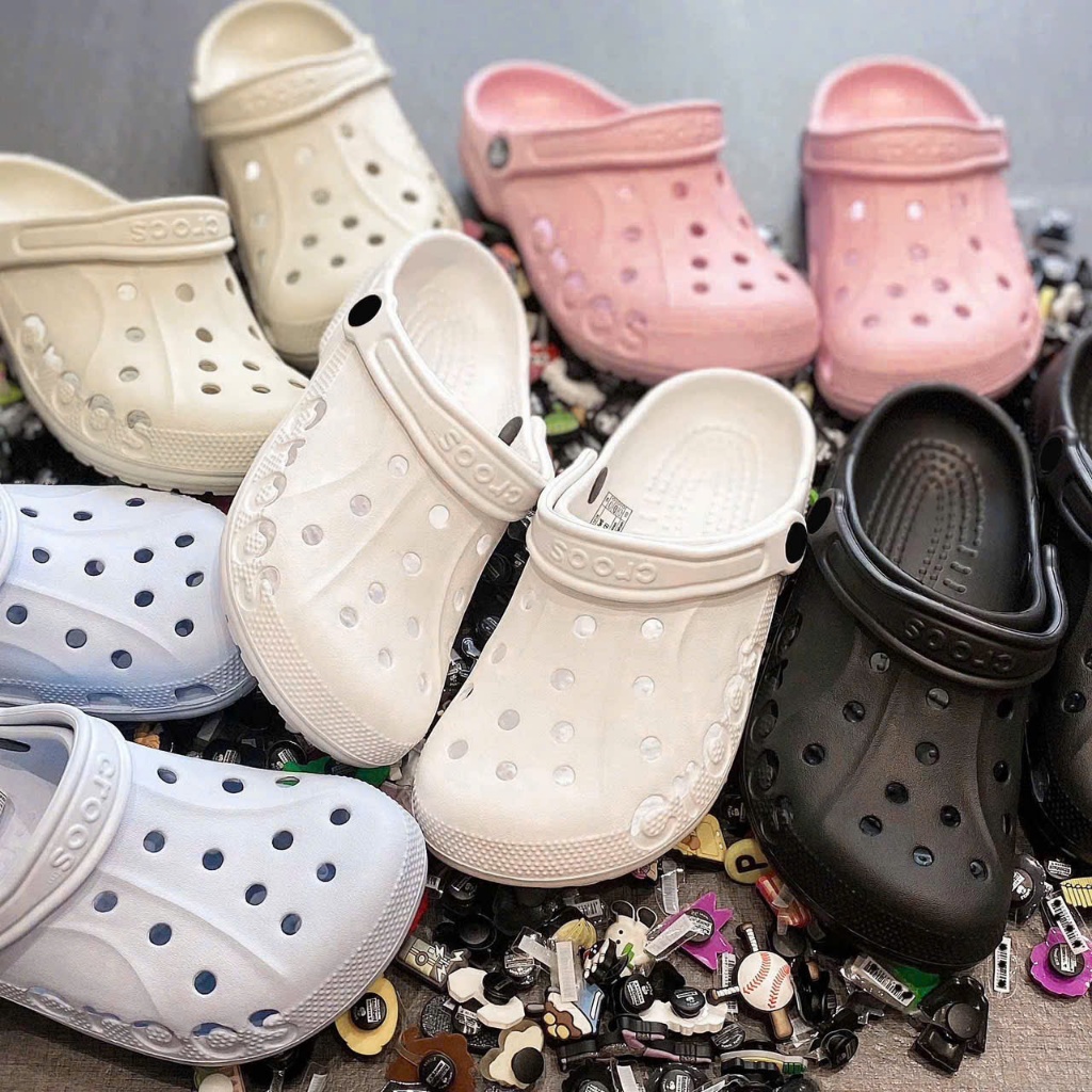 BB - Dép Cross Clog Unisex Crocs Baya, Dép Sục Đúc nguyên ĐôI - Tặng 10 ...