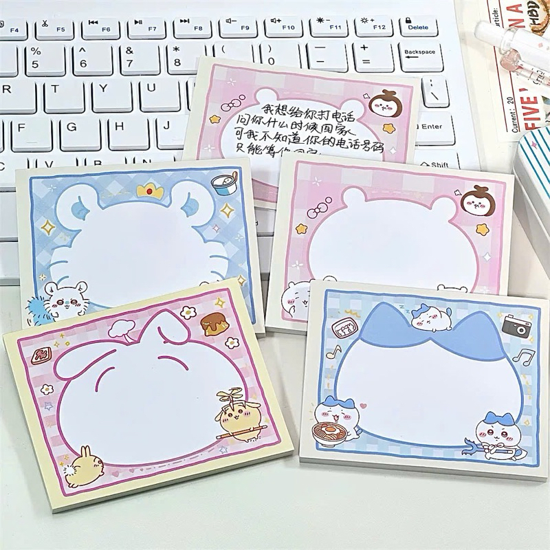 GIẤY NOTE GHI CHÚ HÌNH CÁC NHÂN VẬT CHIIKAWA ĐÁNG YÊU, DÀY 50 TRANG ...