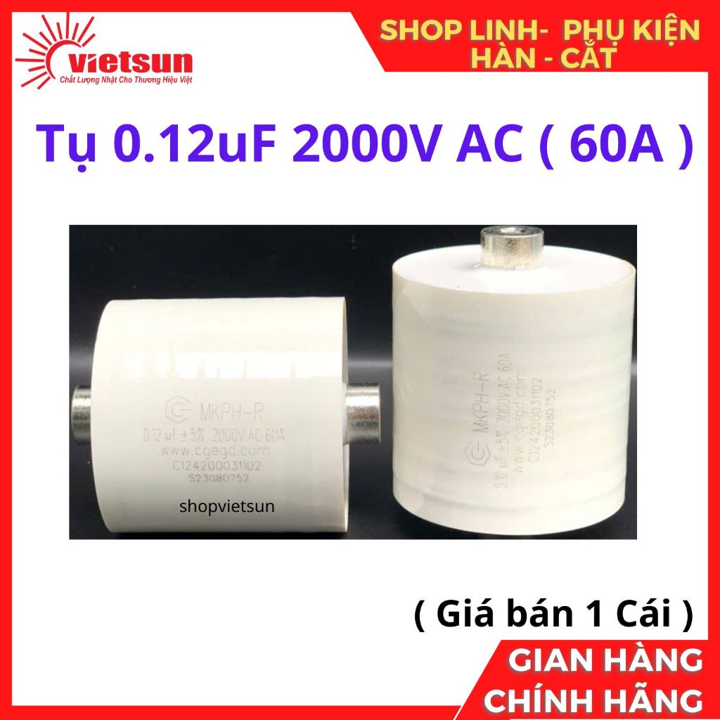 Tụ 0.12uF 2000V AC ( 60A ) | Shopee Việt Nam