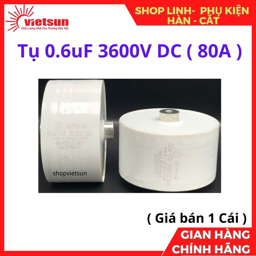 Tụ 0.6uF 3600V DC ( 80A ) | Shopee Việt Nam
