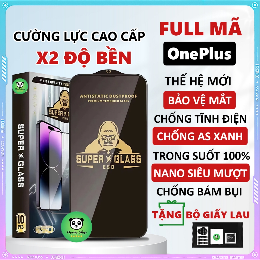 Kính cường lực OnePlus Ace 2v, Ace 3v, 6,6T,7,7T,8T,9,9R,10R,10T,N10,N20,N30,N100,N200,N300,Nord ...