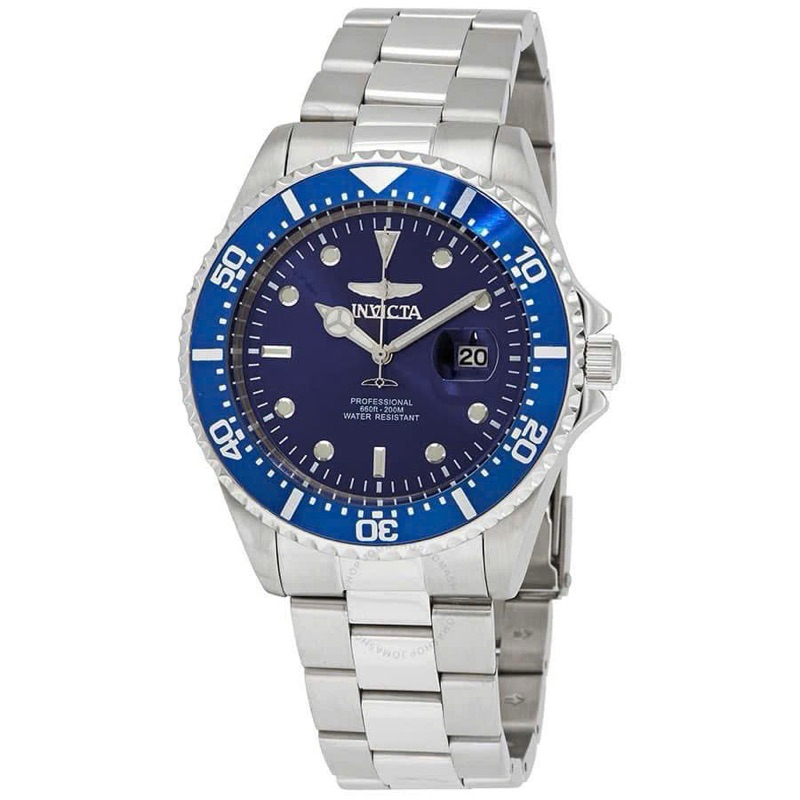 ĐỒNG HỒ NAM CHÍNH HÃNG Invicta 22054 Quartz Gent Pro Diver Blue Dial ...
